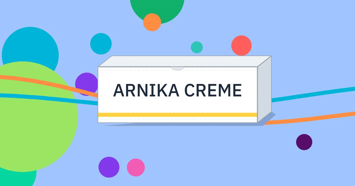Symbolbild: Packung mit der Aufschrift ARNIKA CREME (PZN 06834083) – Verfügbarkeit und Bezug in Apotheken in Frankfurt am Main