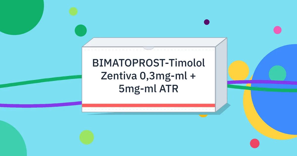 Symbolbild: Packung mit der Aufschrift BIMATOPROST-Timolol Zentiva 0,3mg-ml + 5mg-ml ATR (PZN 17617911) – Verfügbarkeit und Bezug in Apotheken in Frankfurt am Main