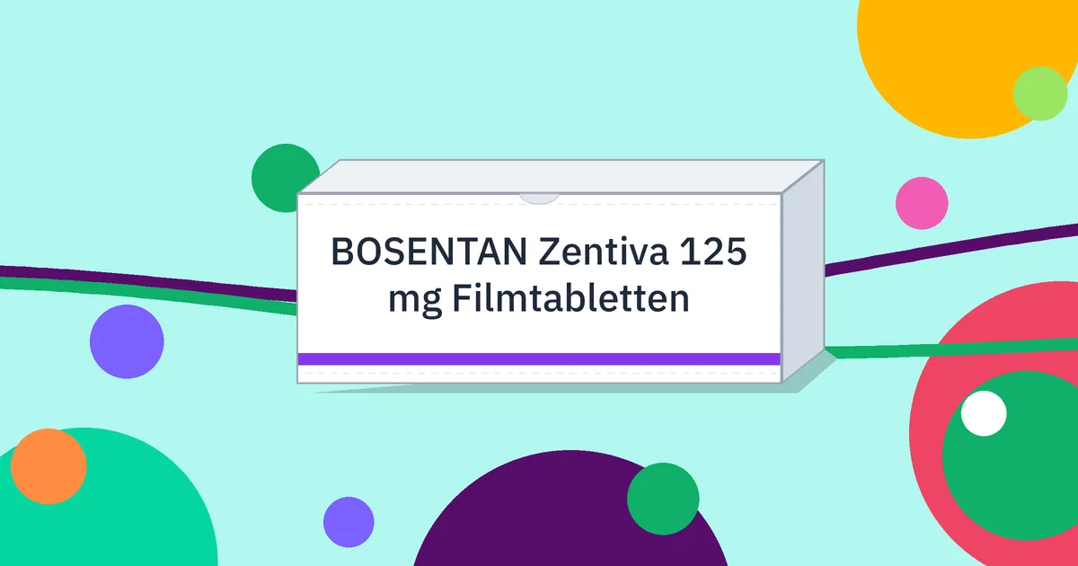 Symbolbild: Packung mit der Aufschrift BOSENTAN Zentiva 125 mg Filmtabletten (PZN 12647770) – Verfügbarkeit und Bezug in Apotheken in Frankfurt am Main