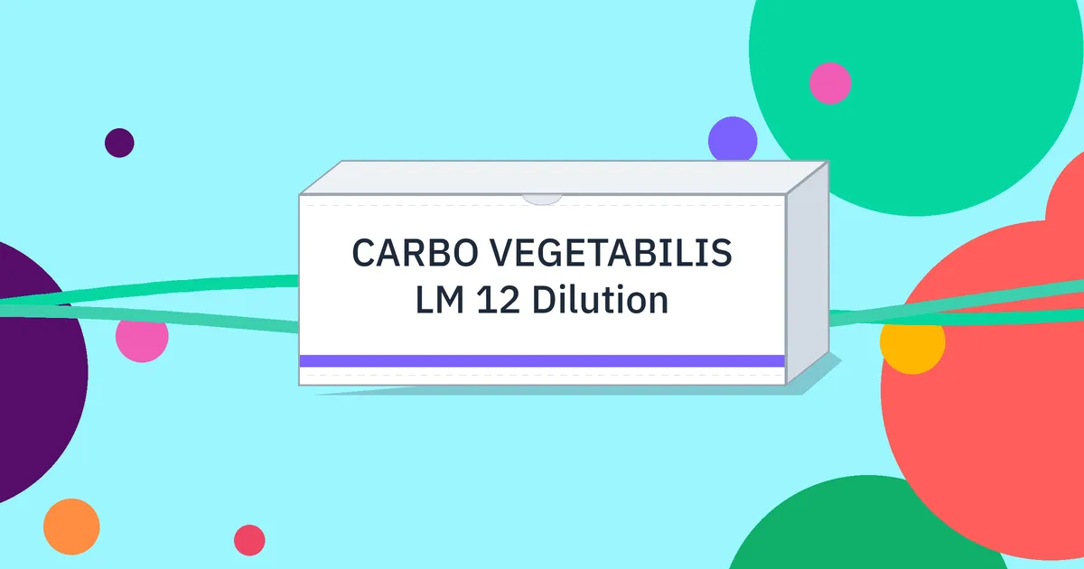 Symbolbild: Packung mit der Aufschrift CARBO VEGETABILIS LM 12 Dilution (PZN 02601318) – Verfügbarkeit und Bezug in Apotheken in Frankfurt am Main