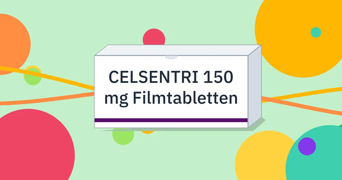 Symbolbild: Packung mit der Aufschrift CELSENTRI 150 mg Filmtabletten (PZN 04944229) – Verfügbarkeit und Bezug in Apotheken in Frankfurt am Main