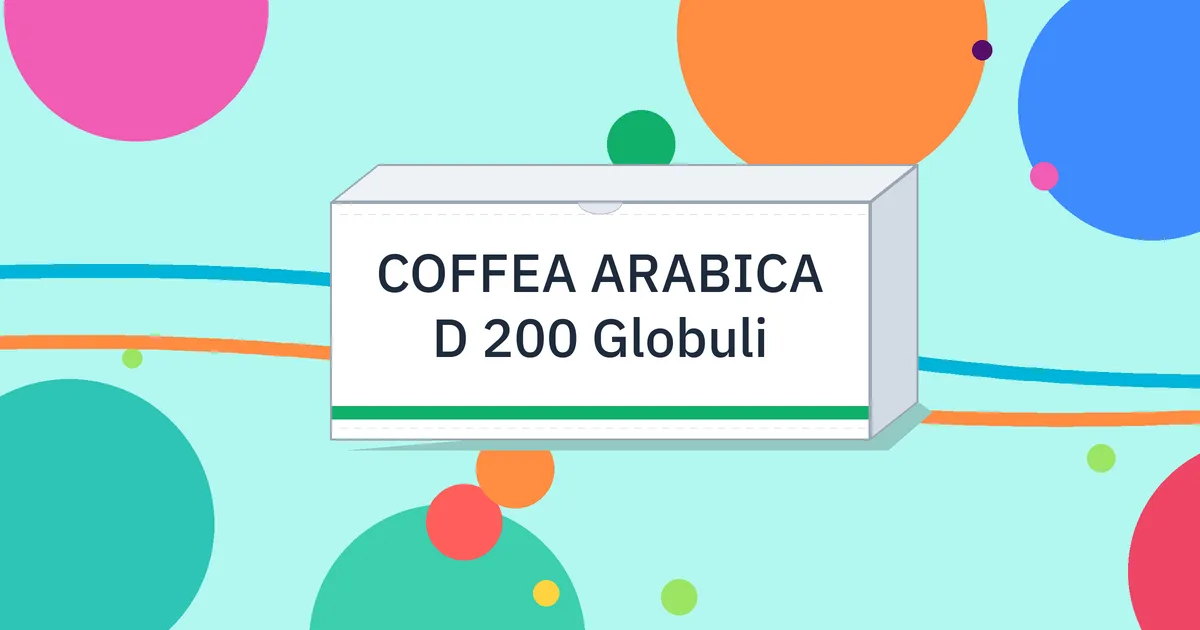 Symbolbild: Packung mit der Aufschrift COFFEA ARABICA D 200 Globuli (PZN 15304214) – Verfügbarkeit und Bezug in Apotheken in Frankfurt am Main