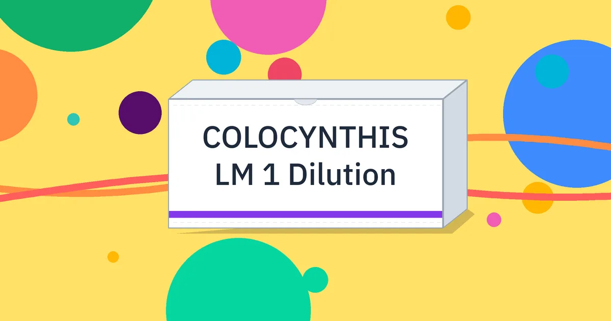 Symbolbild: Packung mit der Aufschrift COLOCYNTHIS LM 1 Dilution (PZN 12832527) – Verfügbarkeit und Bezug in Apotheken in Frankfurt am Main
