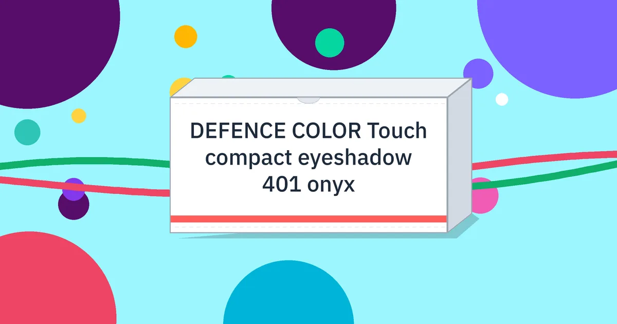 Symbolbild: Packung mit der Aufschrift DEFENCE COLOR Touch compact eyeshadow 401 onyx (PZN 11892125) – Verfügbarkeit und Bezug in Apotheken in Frankfurt am Main