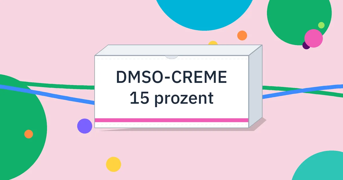 Symbolbild: Packung mit der Aufschrift DMSO-CREME 15 prozent (PZN 16514557) – Verfügbarkeit und Bezug in Apotheken in Frankfurt am Main