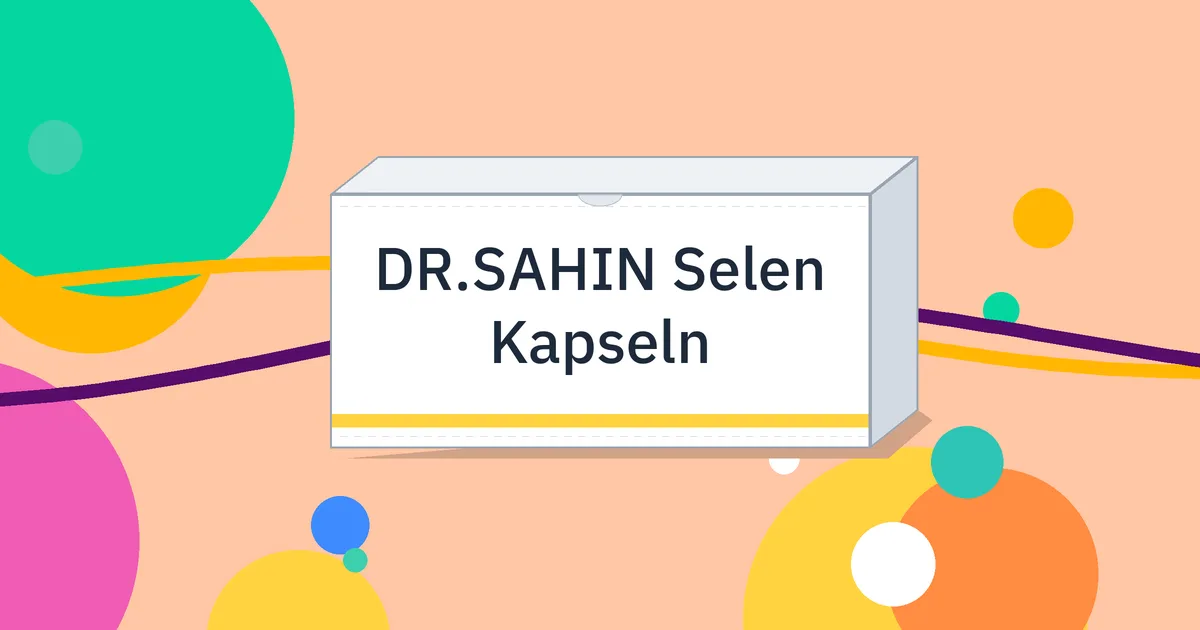 Symbolbild: Packung mit der Aufschrift DR.SAHIN Selen Kapseln (PZN 18061456) – Verfügbarkeit und Bezug in Apotheken in Frankfurt am Main