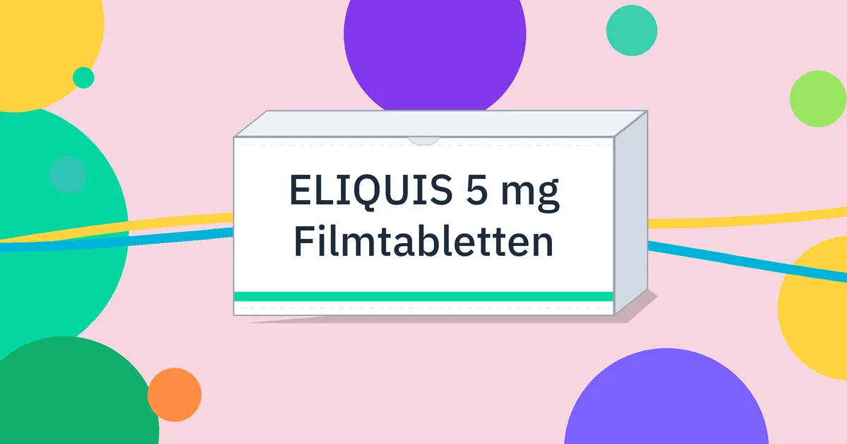 Symbolbild: Packung mit der Aufschrift ELIQUIS 5 mg Filmtabletten (PZN 01647778) – Verfügbarkeit und Bezug in Apotheken in Frankfurt am Main