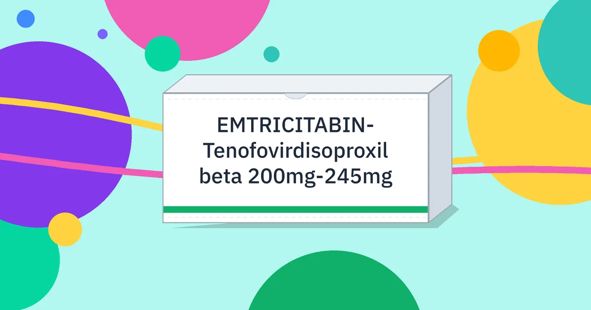Symbolbild: Packung mit der Aufschrift EMTRICITABIN-Tenofovirdisoproxil beta 200mg-245mg (PZN 12398137) – Verfügbarkeit und Bezug in Apotheken in Frankfurt am Main