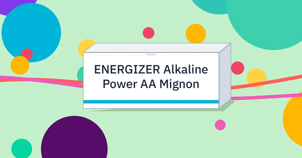 Symbolbild: Packung mit der Aufschrift ENERGIZER Alkaline Power AA Mignon (PZN 11131981) – Verfügbarkeit und Bezug in Apotheken in Frankfurt am Main