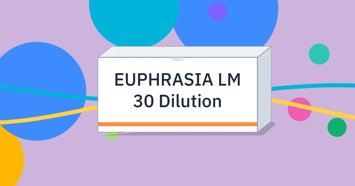 Symbolbild: Packung mit der Aufschrift EUPHRASIA LM 30 Dilution (PZN 03504480) – Verfügbarkeit und Bezug in Apotheken in Frankfurt am Main