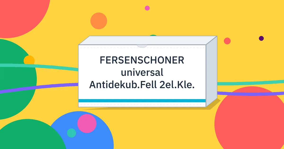 Symbolbild: Packung mit der Aufschrift FERSENSCHONER universal Antidekub.Fell 2el.Kle. (PZN 07004745) – Verfügbarkeit und Bezug in Apotheken in Frankfurt am Main