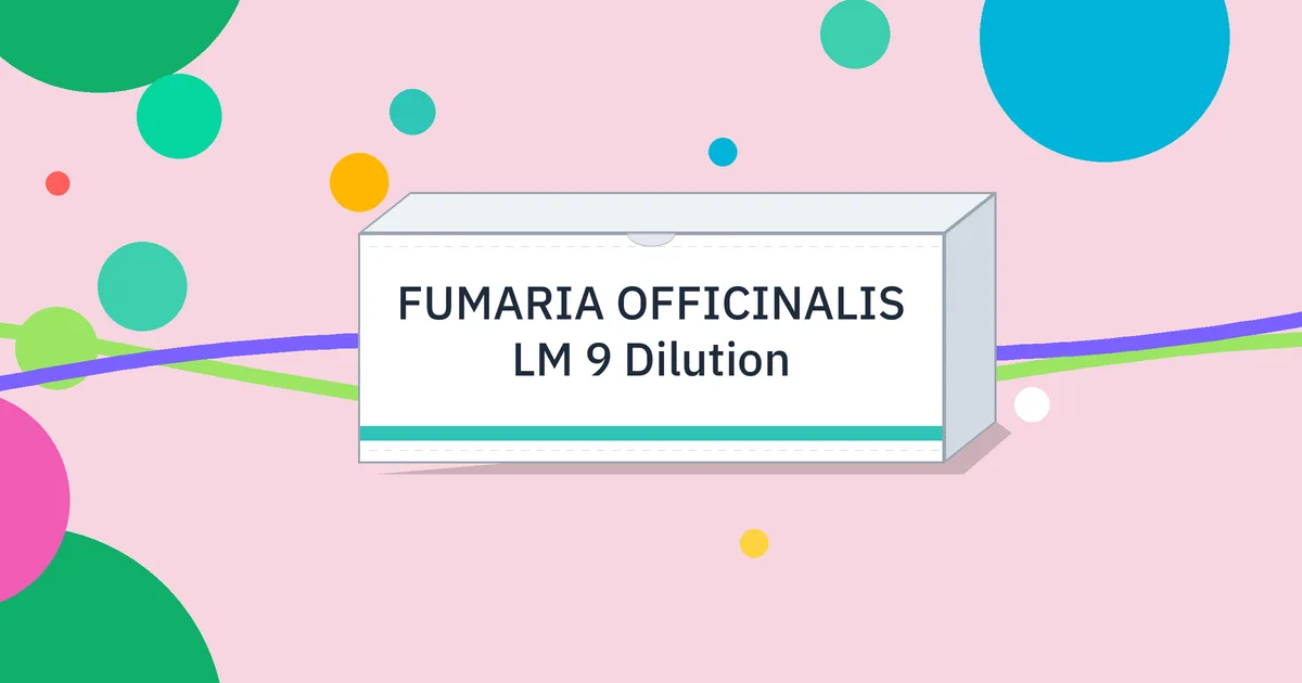 Symbolbild: Packung mit der Aufschrift FUMARIA OFFICINALIS LM 9 Dilution (PZN 13493866) – Verfügbarkeit und Bezug in Apotheken in Frankfurt am Main