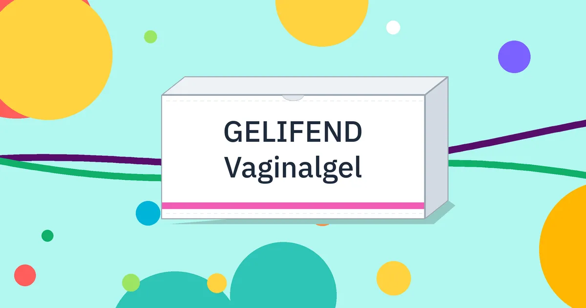 Symbolbild: Packung mit der Aufschrift GELIFEND Vaginalgel (PZN 07610492) – Verfügbarkeit und Bezug in Apotheken in Frankfurt am Main