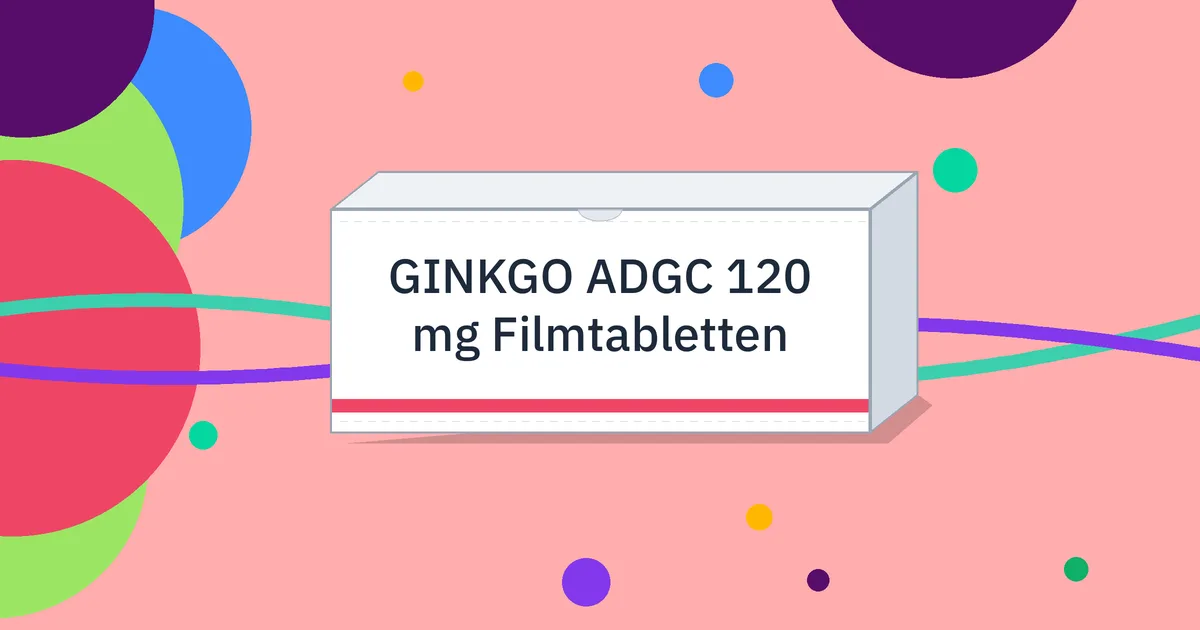 Symbolbild: Packung mit der Aufschrift GINKGO ADGC 120 mg Filmtabletten (PZN 13820408) – Verfügbarkeit und Bezug in Apotheken in Frankfurt am Main