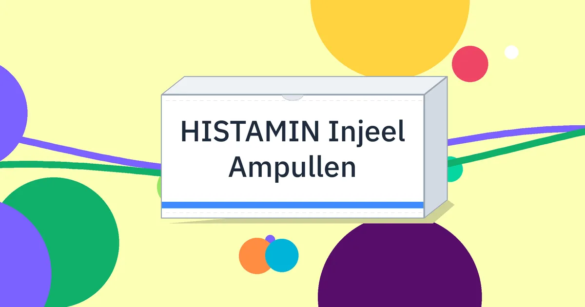 Symbolbild: Packung mit der Aufschrift HISTAMIN Injeel Ampullen (PZN 00490688) – Verfügbarkeit und Bezug in Apotheken in Frankfurt am Main