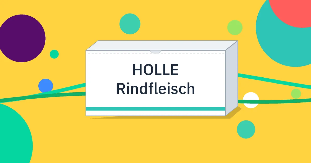 Symbolbild: Packung mit der Aufschrift HOLLE Rindfleisch (PZN 02902037) – Verfügbarkeit und Bezug in Apotheken in Frankfurt am Main