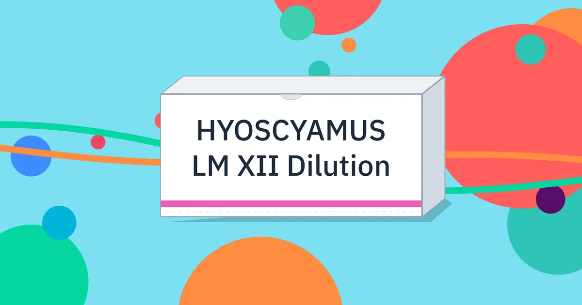 Symbolbild: Packung mit der Aufschrift HYOSCYAMUS LM XII Dilution (PZN 02674783) – Verfügbarkeit und Bezug in Apotheken in Frankfurt am Main
