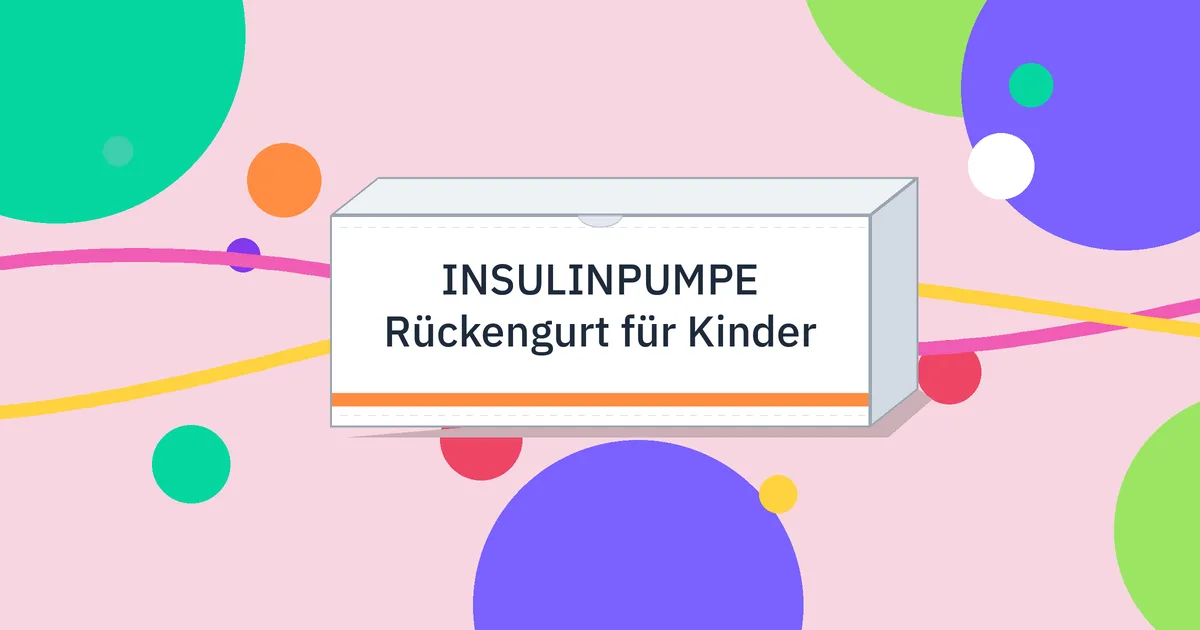 Symbolbild: Packung mit der Aufschrift INSULINPUMPE Rückengurt für Kinder (PZN 10730685) – Verfügbarkeit und Bezug in Apotheken in Frankfurt am Main