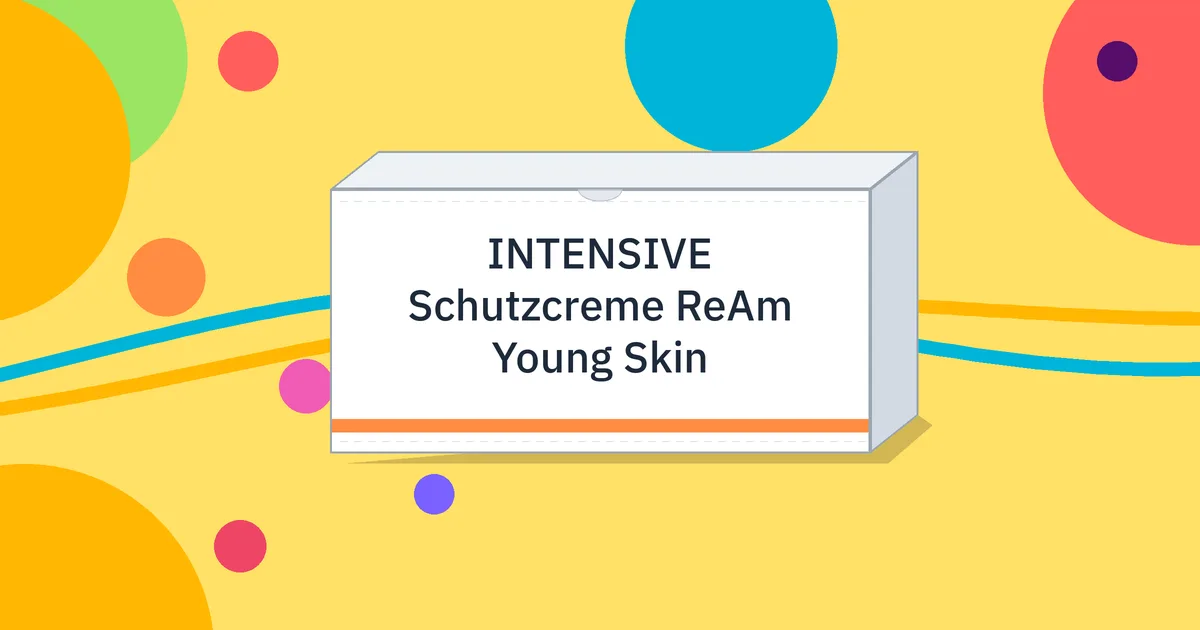 Symbolbild: Packung mit der Aufschrift INTENSIVE Schutzcreme ReAm Young Skin (PZN 13887051) – Verfügbarkeit und Bezug in Apotheken in Frankfurt am Main