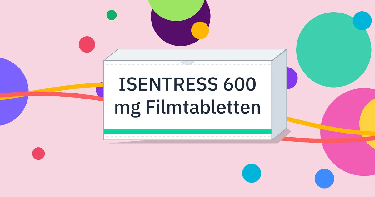 Symbolbild: Packung mit der Aufschrift ISENTRESS 600 mg Filmtabletten (PZN 17281606) – Verfügbarkeit und Bezug in Apotheken in Frankfurt am Main