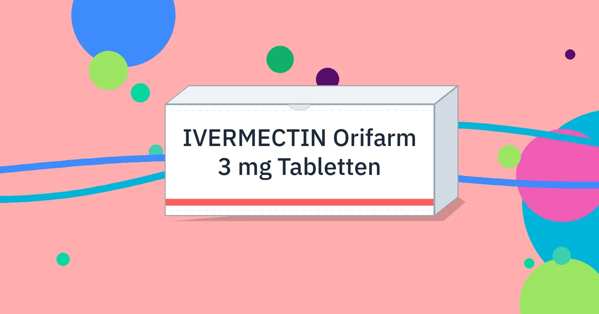 Symbolbild: Packung mit der Aufschrift IVERMECTIN Orifarm 3 mg Tabletten (PZN 19432156) – Verfügbarkeit und Bezug in Apotheken in Frankfurt am Main