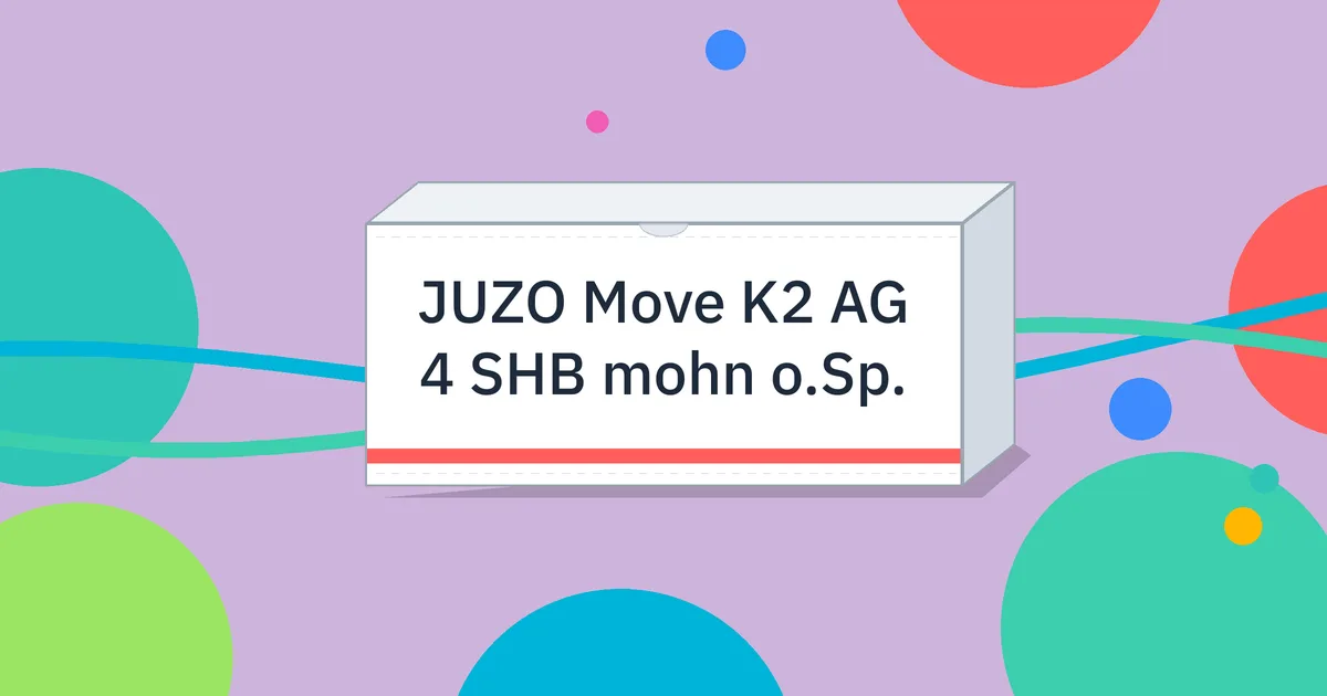 Symbolbild: Packung mit der Aufschrift JUZO Move K2 AG 4 SHB mohn o.Sp. (PZN 18557625) – Verfügbarkeit und Bezug in Apotheken in Frankfurt am Main