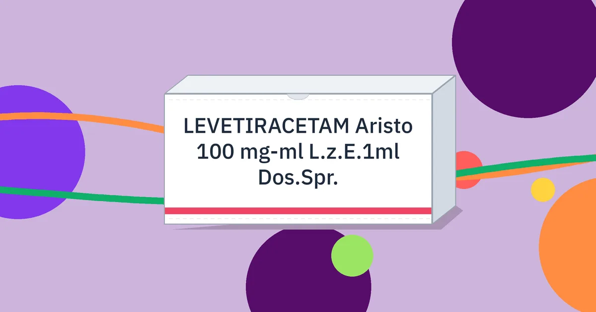 Symbolbild: Packung mit der Aufschrift LEVETIRACETAM Aristo 100 mg-ml L.z.E.1ml Dos.Spr. (PZN 14043786) – Verfügbarkeit und Bezug in Apotheken in Frankfurt am Main