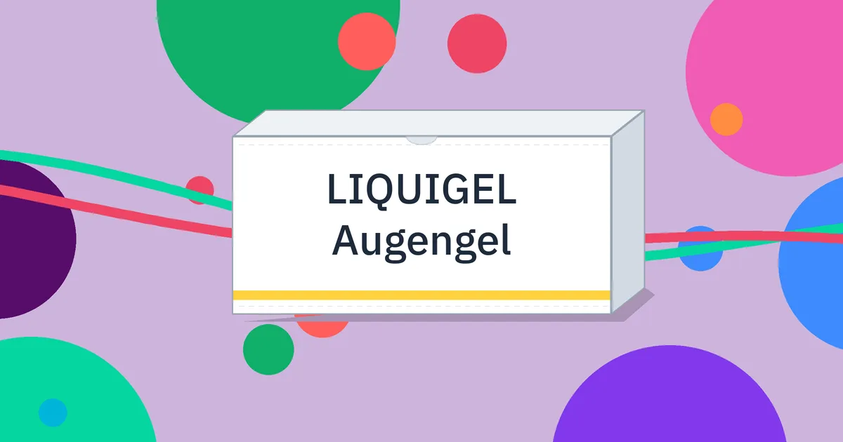 Symbolbild: Packung mit der Aufschrift LIQUIGEL Augengel (PZN 01389721) – Verfügbarkeit und Bezug in Apotheken in Frankfurt am Main