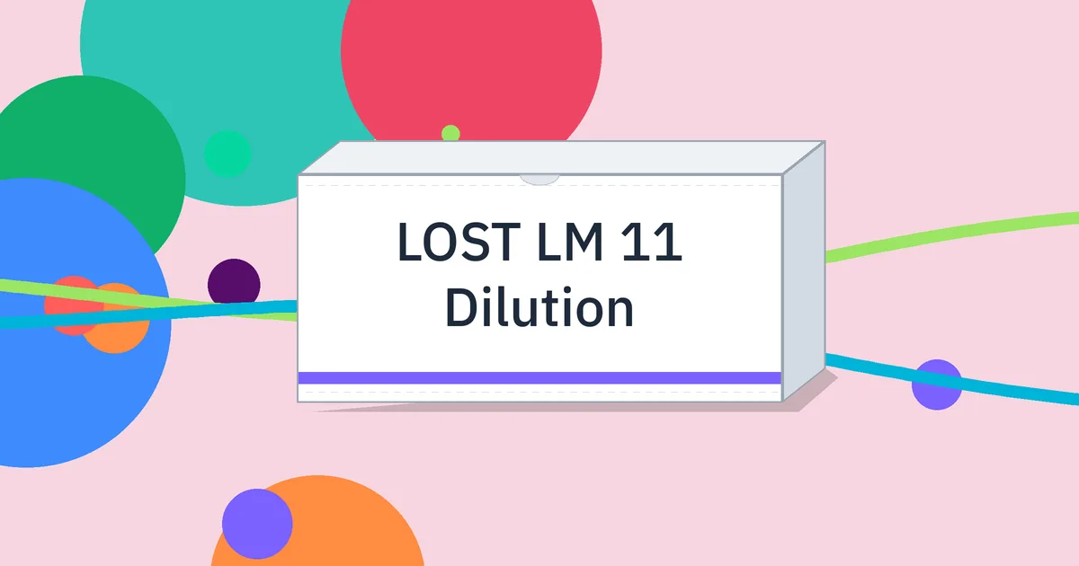 Symbolbild: Packung mit der Aufschrift LOST LM 11 Dilution (PZN 13536162) – Verfügbarkeit und Bezug in Apotheken in Frankfurt am Main