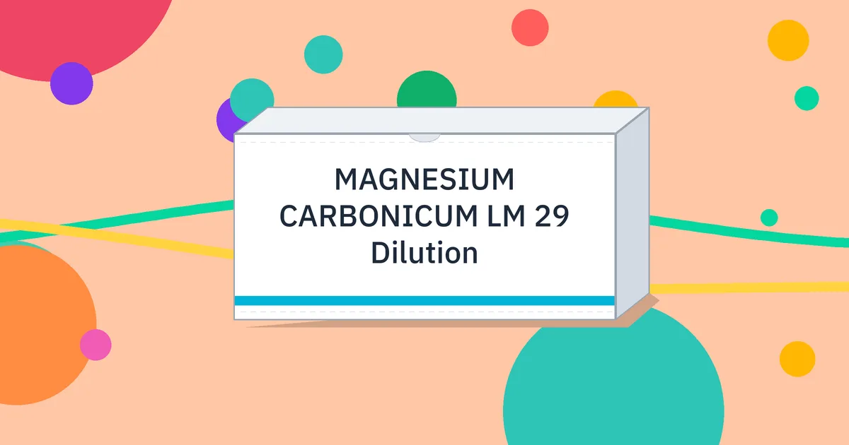 Symbolbild: Packung mit der Aufschrift MAGNESIUM CARBONICUM LM 29 Dilution (PZN 12937232) – Verfügbarkeit und Bezug in Apotheken in Frankfurt am Main