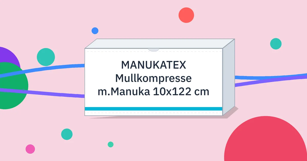 Symbolbild: Packung mit der Aufschrift MANUKATEX Mullkompresse m.Manuka 10x122 cm (PZN 20935230) – Verfügbarkeit und Bezug in Apotheken in Frankfurt am Main
