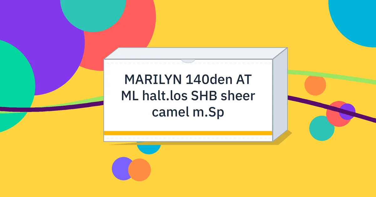 Symbolbild: Packung mit der Aufschrift MARILYN 140den AT ML halt.los SHB sheer camel m.Sp (PZN 16187035) – Verfügbarkeit und Bezug in Apotheken in Frankfurt am Main