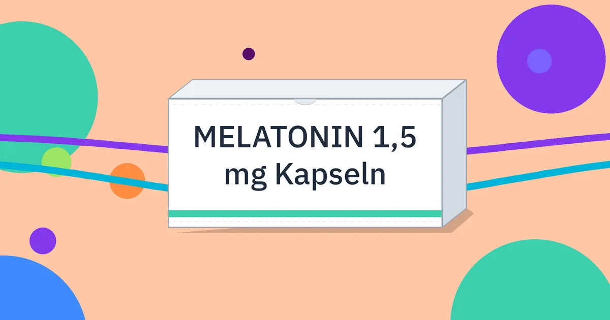 Symbolbild: Packung mit der Aufschrift MELATONIN 1,5 mg Kapseln (PZN 17589310) – Verfügbarkeit und Bezug in Apotheken in Frankfurt am Main