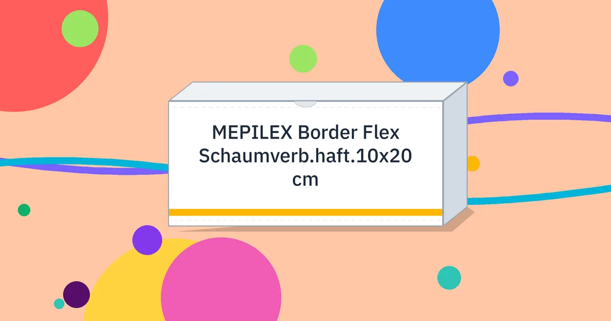 Symbolbild: Packung mit der Aufschrift MEPILEX Border Flex Schaumverb.haft.10x20 cm (PZN 19662502) – Verfügbarkeit und Bezug in Apotheken in Frankfurt am Main