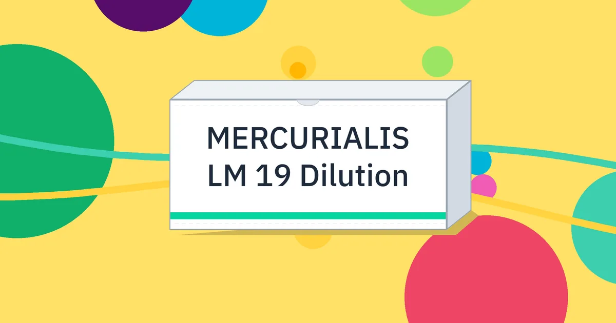 Symbolbild: Packung mit der Aufschrift MERCURIALIS LM 19 Dilution (PZN 12947897) – Verfügbarkeit und Bezug in Apotheken in Frankfurt am Main