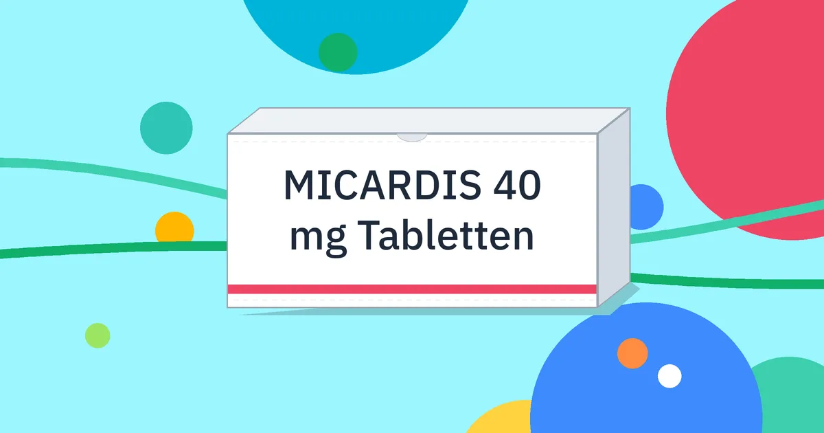 Symbolbild: Packung mit der Aufschrift MICARDIS 40 mg Tabletten (PZN 10547024) – Verfügbarkeit und Bezug in Apotheken in Frankfurt am Main