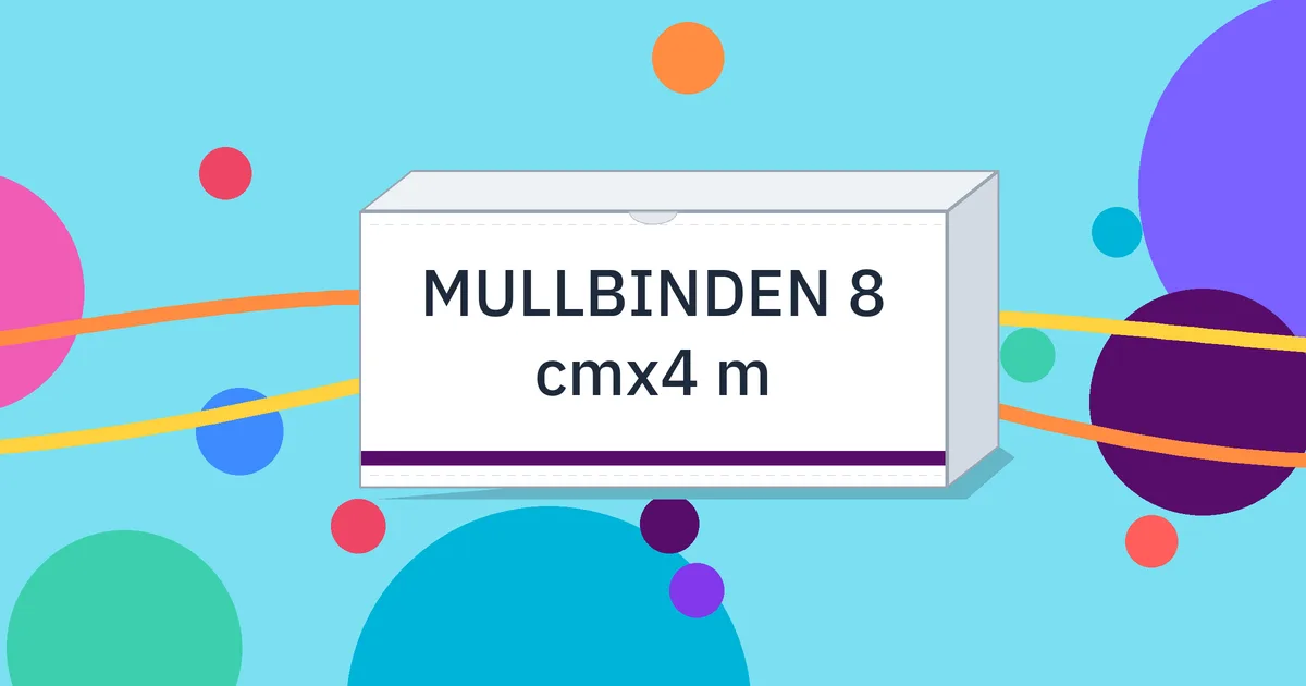 Symbolbild: Packung mit der Aufschrift MULLBINDEN 8 cmx4 m (PZN 12387524) – Verfügbarkeit und Bezug in Apotheken in Frankfurt am Main