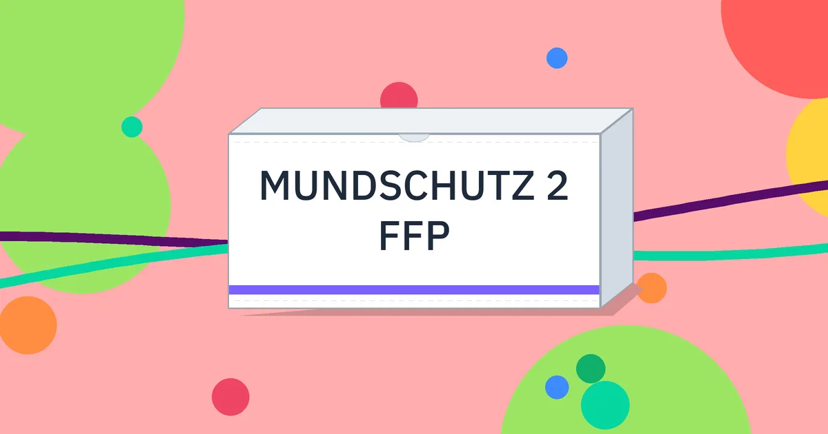 Symbolbild: Packung mit der Aufschrift MUNDSCHUTZ 2 FFP (PZN 16588627) – Verfügbarkeit und Bezug in Apotheken in Frankfurt am Main