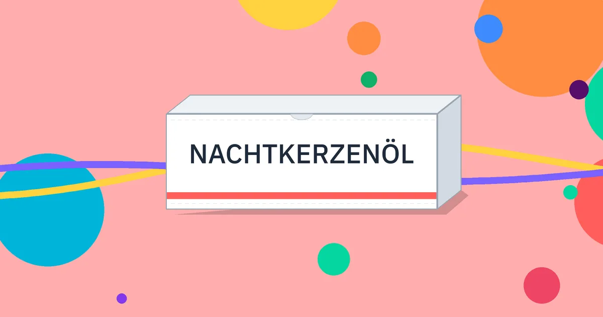 Symbolbild: Packung mit der Aufschrift NACHTKERZENÖL (PZN 03956259) – Verfügbarkeit und Bezug in Apotheken in Frankfurt am Main