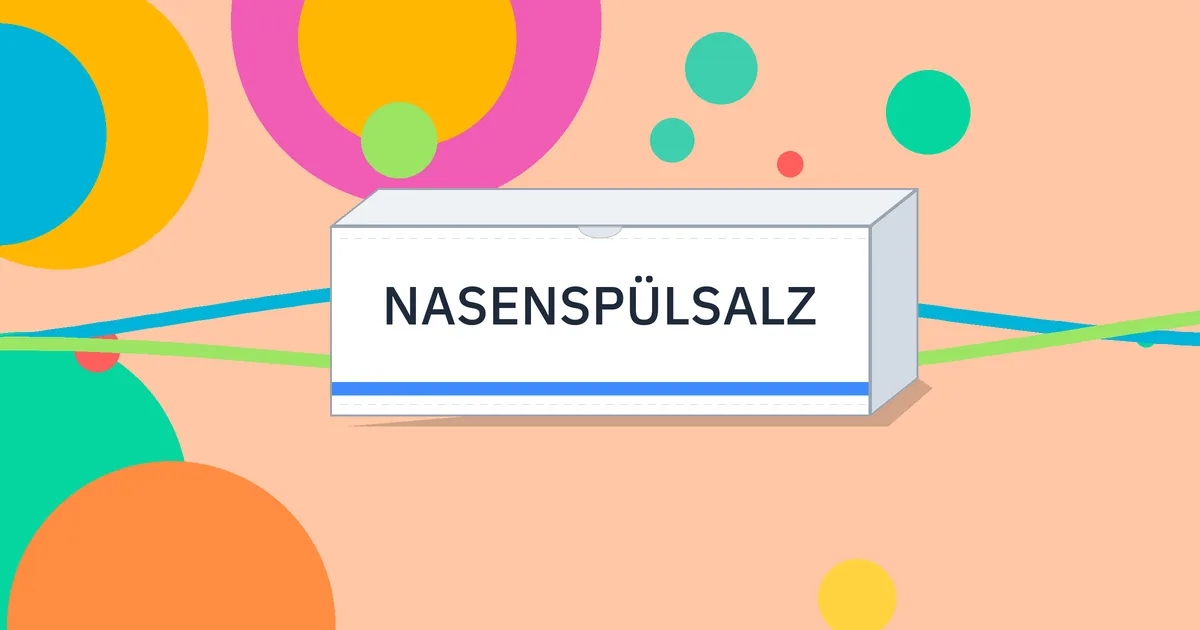 Symbolbild: Packung mit der Aufschrift NASENSPÜLSALZ (PZN 14287867) – Verfügbarkeit und Bezug in Apotheken in Frankfurt am Main