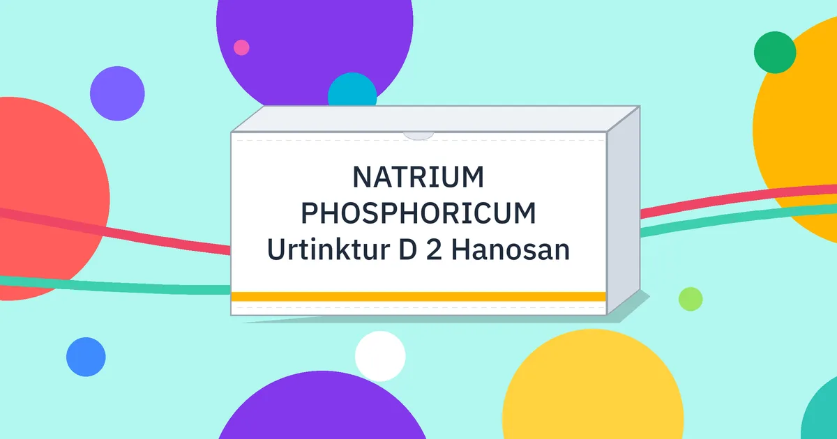 Symbolbild: Packung mit der Aufschrift NATRIUM PHOSPHORICUM Urtinktur D 2 Hanosan (PZN 07431832) – Verfügbarkeit und Bezug in Apotheken in Frankfurt am Main