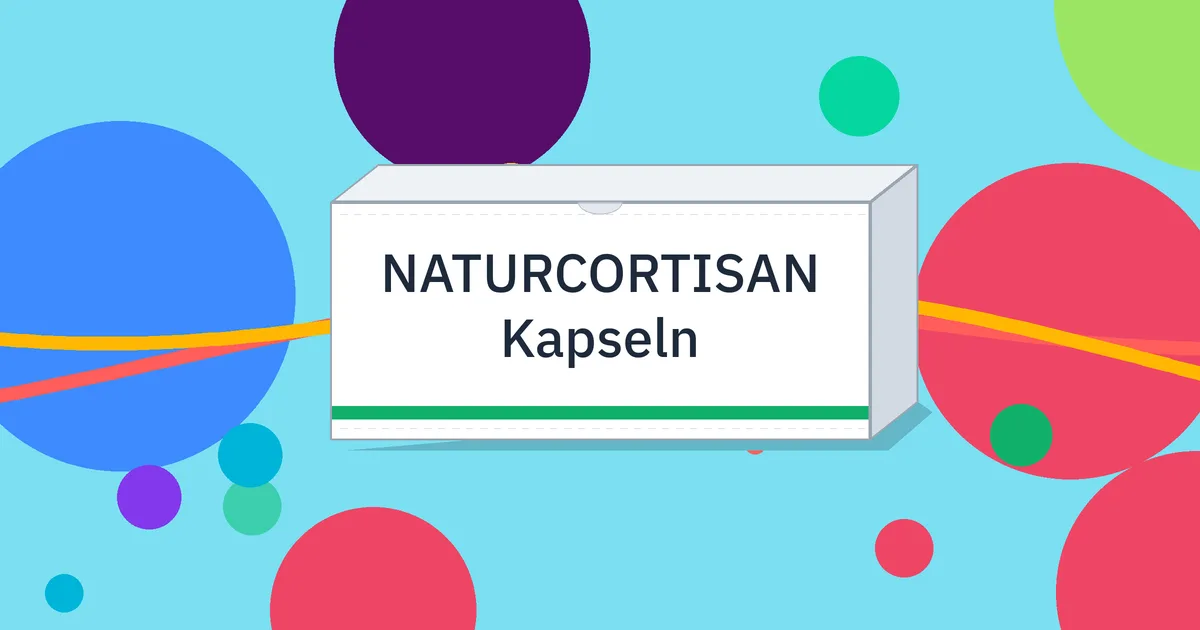 Symbolbild: Packung mit der Aufschrift NATURCORTISAN Kapseln (PZN 18110031) – Verfügbarkeit und Bezug in Apotheken in Frankfurt am Main