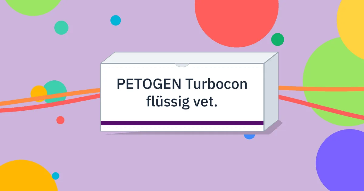 Symbolbild: Packung mit der Aufschrift PETOGEN Turbocon flüssig vet. (PZN 04086731) – Verfügbarkeit und Bezug in Apotheken in Frankfurt am Main