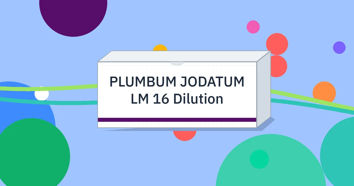 Symbolbild: Packung mit der Aufschrift PLUMBUM JODATUM LM 16 Dilution (PZN 13040745) – Verfügbarkeit und Bezug in Apotheken in Frankfurt am Main
