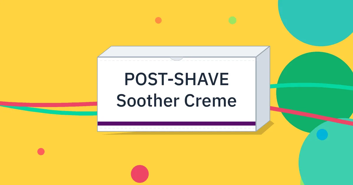 Symbolbild: Packung mit der Aufschrift POST-SHAVE Soother Creme (PZN 18896184) – Verfügbarkeit und Bezug in Apotheken in Frankfurt am Main