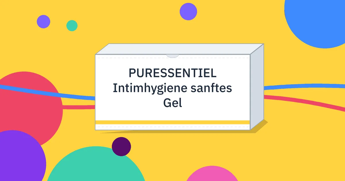 Symbolbild: Packung mit der Aufschrift PURESSENTIEL Intimhygiene sanftes Gel (PZN 19297310) – Verfügbarkeit und Bezug in Apotheken in Frankfurt am Main