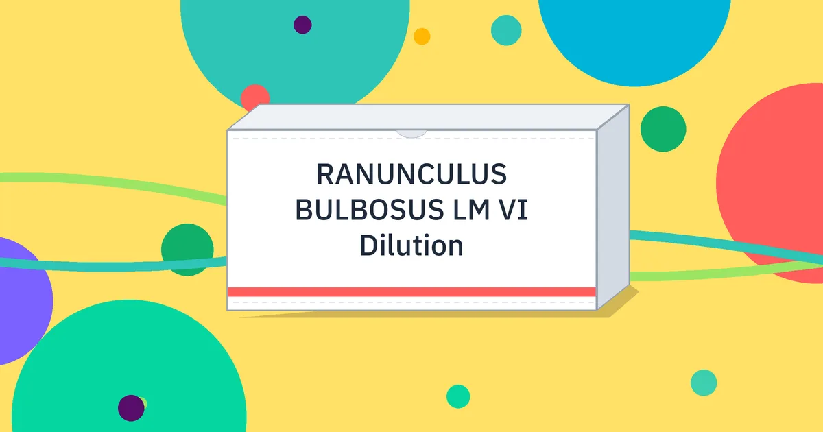 Symbolbild: Packung mit der Aufschrift RANUNCULUS BULBOSUS LM VI Dilution (PZN 04498089) – Verfügbarkeit und Bezug in Apotheken in Frankfurt am Main