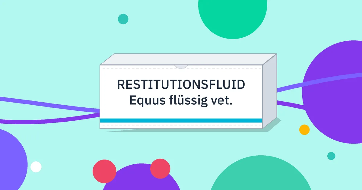 Symbolbild: Packung mit der Aufschrift RESTITUTIONSFLUID Equus flüssig vet. (PZN 05702043) – Verfügbarkeit und Bezug in Apotheken in Frankfurt am Main