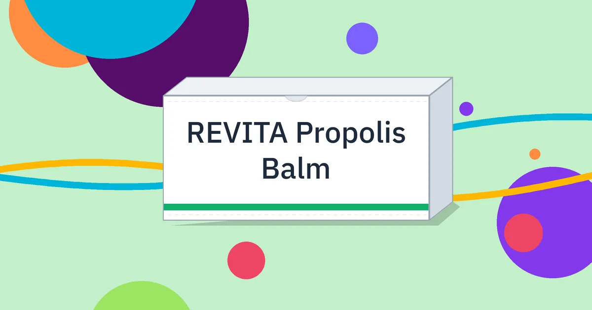 Symbolbild: Packung mit der Aufschrift REVITA Propolis Balm (PZN 02457956) – Verfügbarkeit und Bezug in Apotheken in Frankfurt am Main