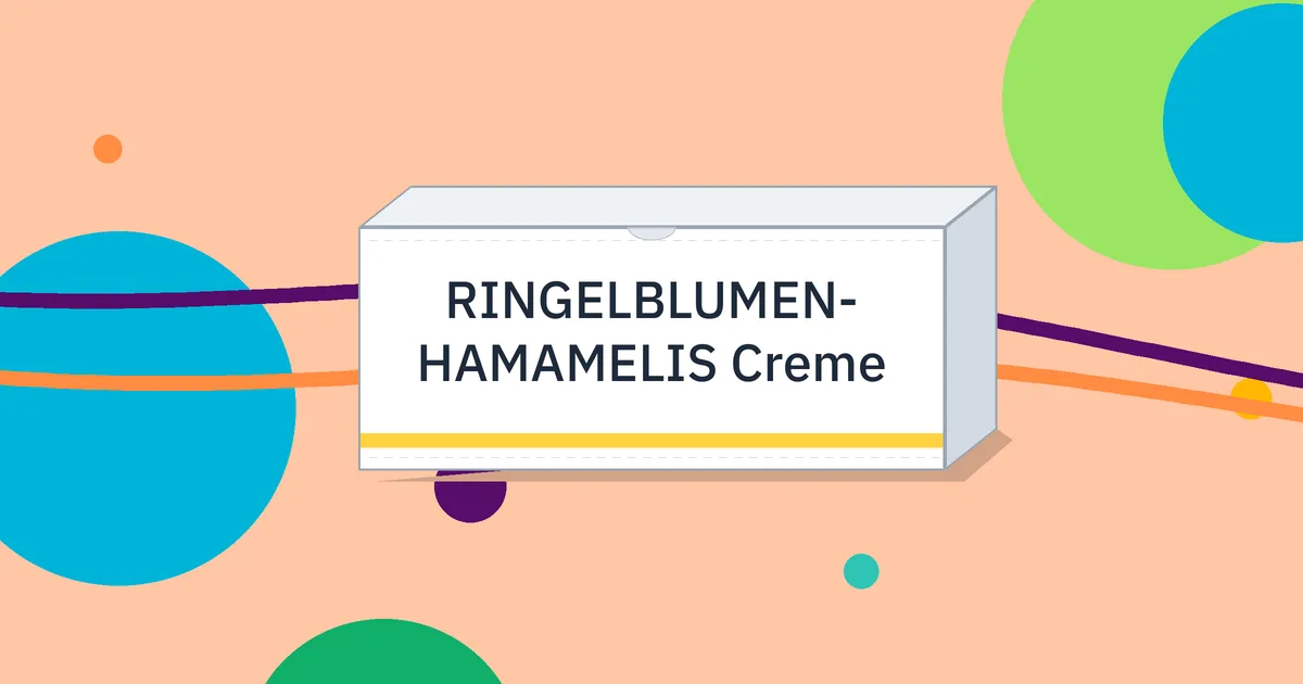Symbolbild: Packung mit der Aufschrift RINGELBLUMEN-HAMAMELIS Creme (PZN 04722730) – Verfügbarkeit und Bezug in Apotheken in Frankfurt am Main